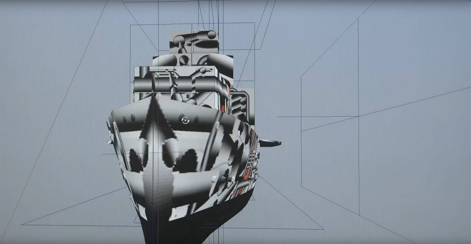 PressOn Wrap HMS President To Create "Dazzle Ship"