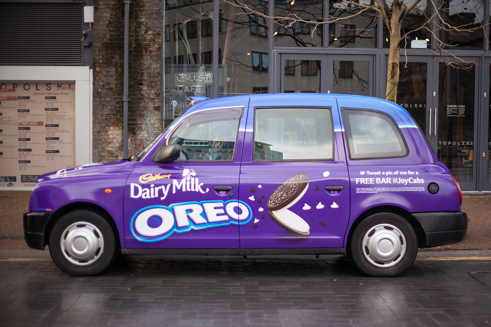Cadbury's Joy Cabs Taxi Wraps